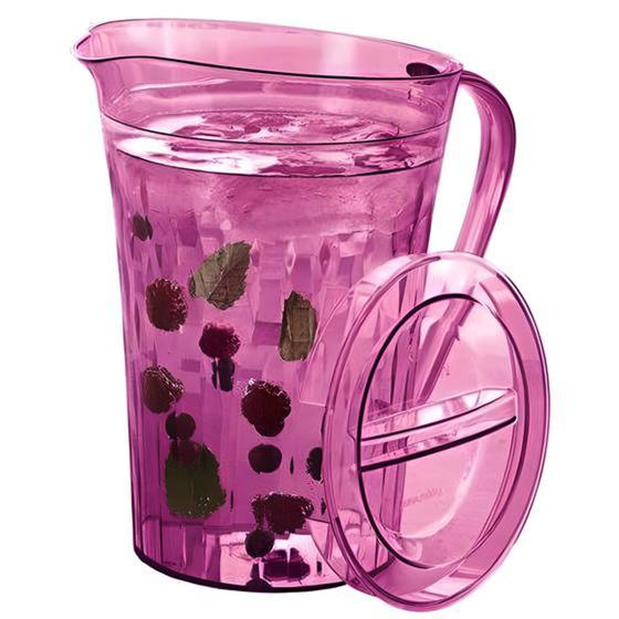 Jarra prisma policarbonato Rosa Tupperware - Jarra - Magazine Luiza