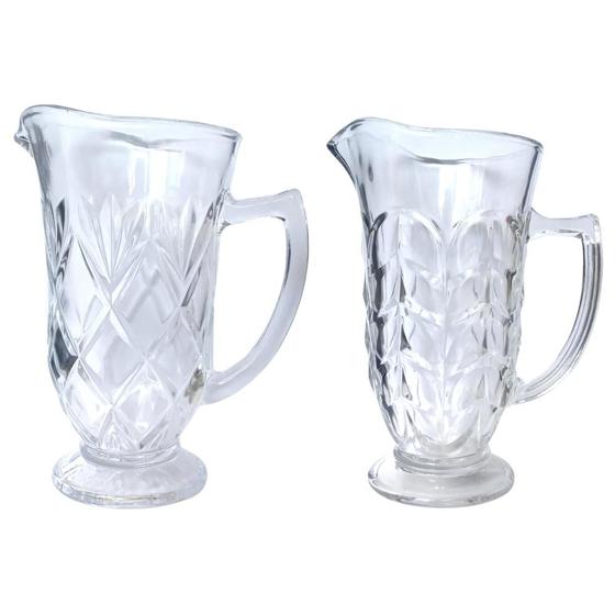 Jarras de Vidro Temperado Transparente 1L Jogo com 2 Peças - Saldão ...