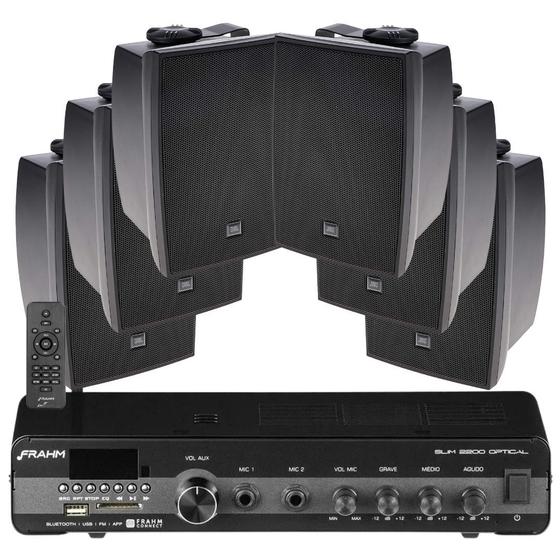 Jbl Kit Som Ambiente Bluetooth Usb Sd Conexão Com Tv Slim 2200 + Caixas ...