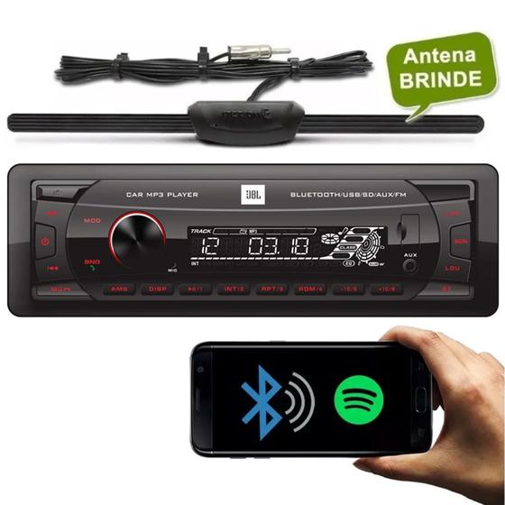 Jbl Som Automotivo Radio Celebrity100br Mp3 Usb Bluetooth Sd Card Fm + Antena Stetsom - Som ...