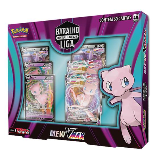 Jgs brinq carton - pokemon batalha de liga mew vmax - COPAG - Deck de ...