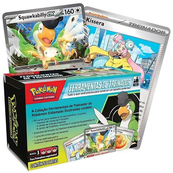 Jgs brinq carton pokemon ferramentas de treinador squawkabilly ex ...