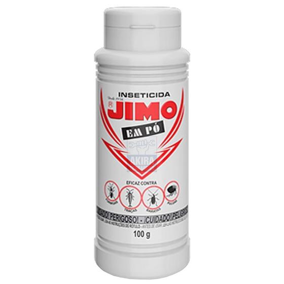 Jimo Inseticida Anti Pulga Barata Traça formiga Em Po 100g ...