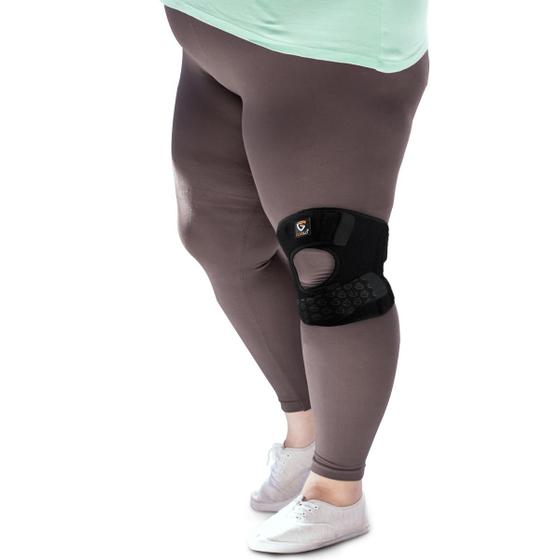 Joelheira HUEGLO Plus Size para mulheres e homens para alívio da dor no ...