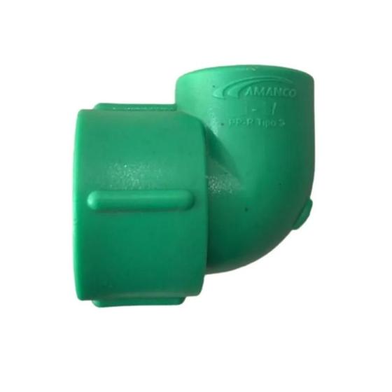 Joelho 90 Ppr Com Rosca Femea 25 Mm X 3/4 Amanco - Amanco Wavin - Conexão Hidráulica União ...