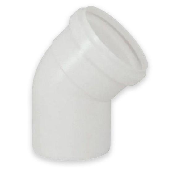 Joelho Cotovelo PVC Branco 75mm x 45º para Esgoto Plastilit - Cotovelo ...