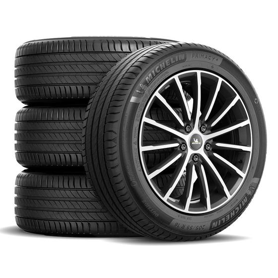 Jogo 4 pneus michelin aro 17 primacy 4+ 215/50r17 95w xl - Pneus - Magazine Luiza