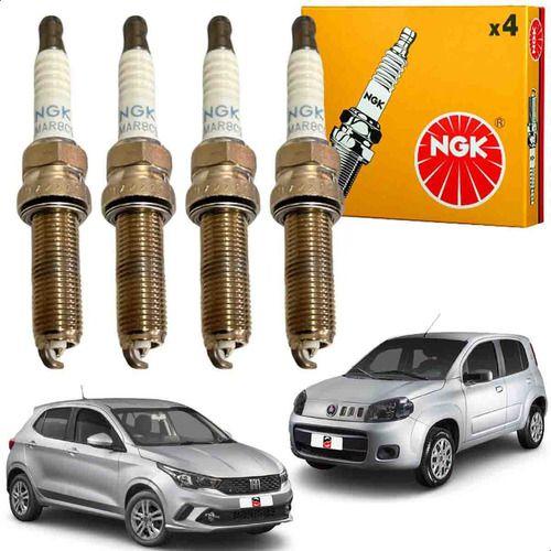 Jogo 4 Velas Iridium Fiat Uno Cronos Mobi Strada Uno Argo 1.3 8v 1.0 6v 2017 2018 2019 2020 2021 ...