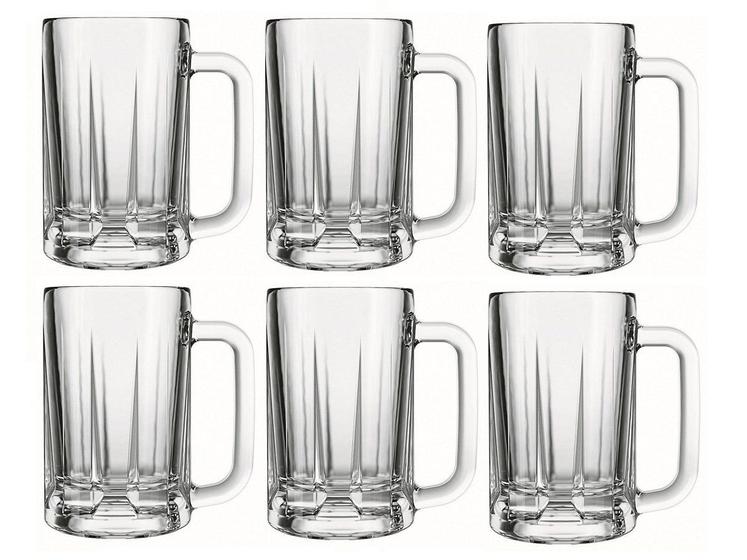 Jogo 6 Canecas de Vidro Oktober 355ml para Chopp Cerveja Nadir Figueiredo - Caneca de Cerveja ...