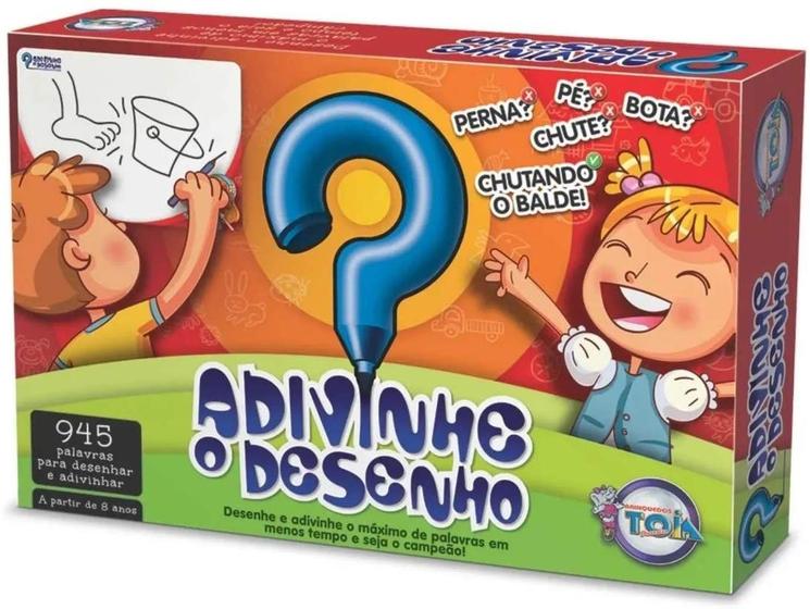 Jogo Adivinhe o Desenho Toia - TOIA BRINQUEDOS - Jogos de Tabuleiro ...