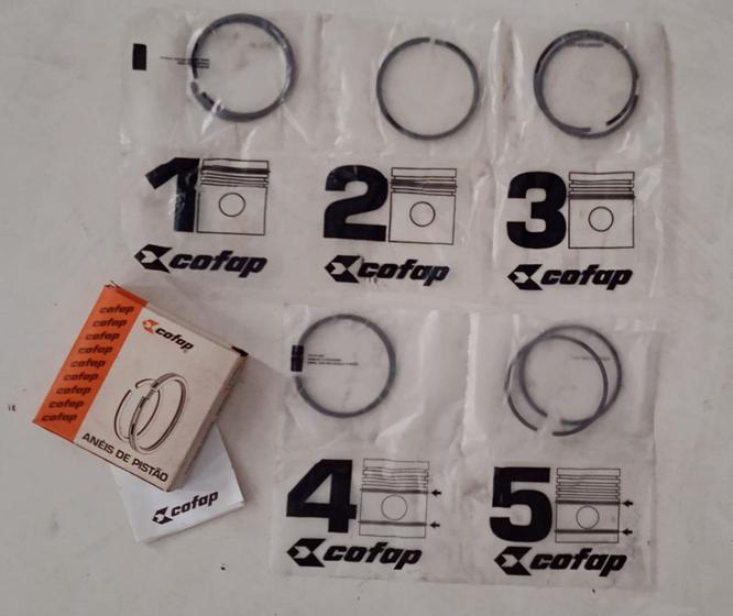Jogo Anéis Pistão Compressor Scania Bendix Tu Flo 700 Std - COFAP - No ...