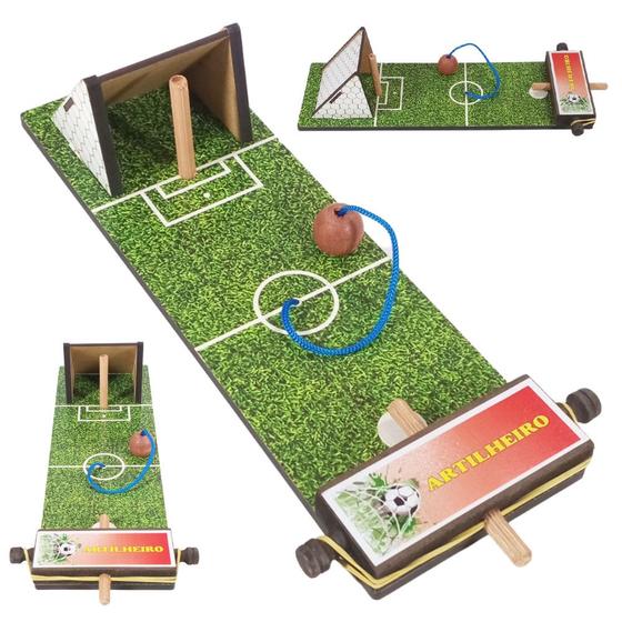 Jogo Artilheiro De Madeira Bola Na Rede Futebol Educativo - Maninho ...