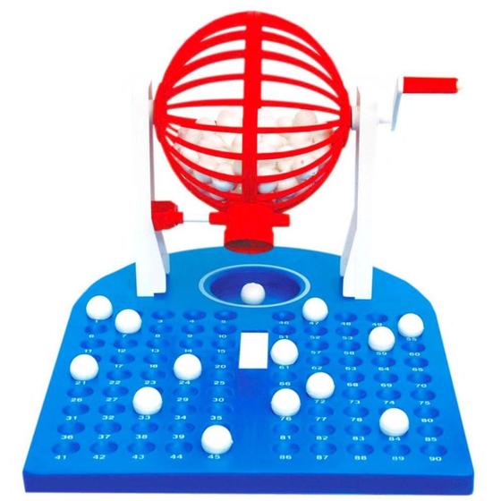 Jogo Bingo com globo e 48 cartelas - BRINQUEDOS LUGO - Jogo Bingo ...