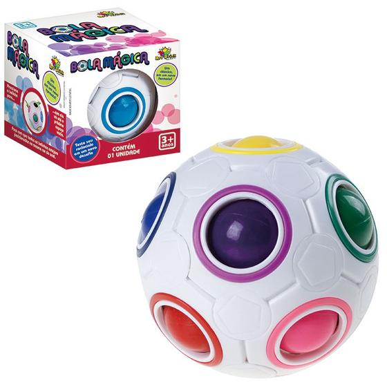 Jogo Bola Mágica Colorida Divertida e Didático - ART BRINK - Lousa ...