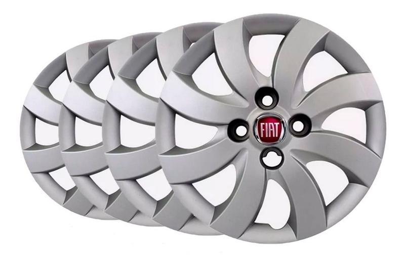 Jogo Calota Aro 14 Attractive Novo Uno Palio Idea Siena Fiat - GFM - Calota de Carro - Magazine ...