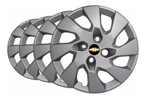 Jogo Calota Aro 14 Gm Corsa Celta Onix Prisma 2014 2015 2016 - GFM ...