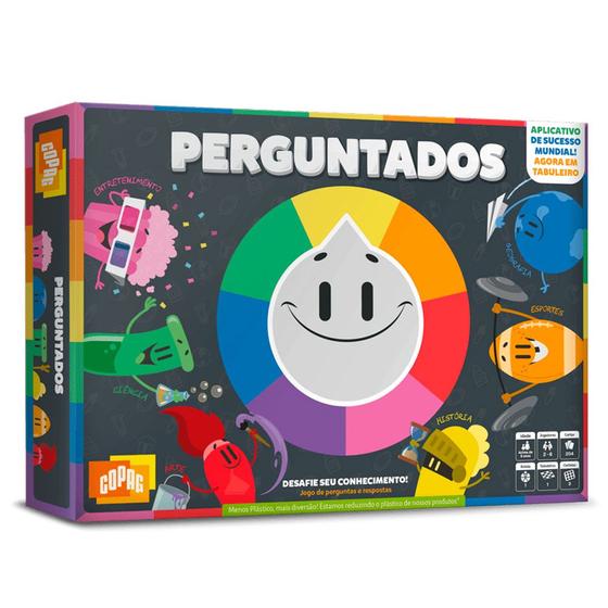 Jogo Carta Perguntados Tabuleiro Perguntas E Respostas Copag - Jogos de ...