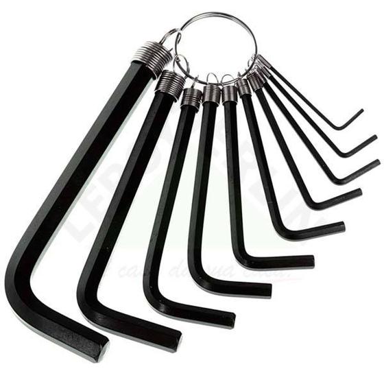 Jogo Chave Allen 10 Peças 1,5 A 10mm - Globe - Chave Allen - Magazine Luiza