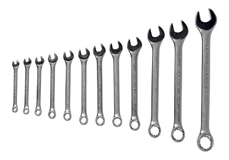 Jogo Chave Combinada Boca Estrela 6 A 22mm Resistente 12 Pcs - Eda ...