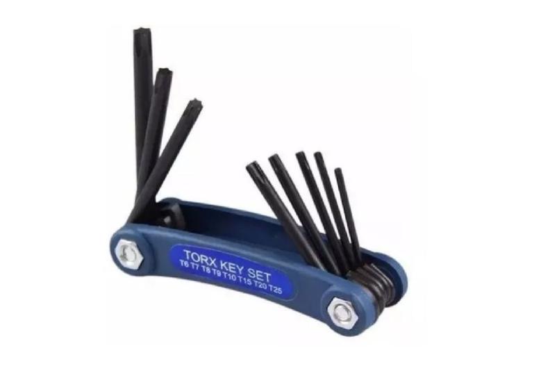 Jogo Chave Torx Torque T6,t7, T8 A T25 Tipo Canivet 8 Peças - WESTERN ...