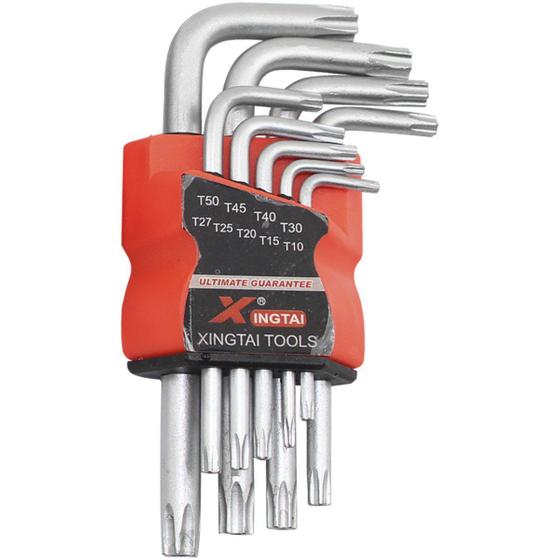 Jogo Chaves Allen Torx Curtas 9 Peças 1,5 a 10mm - Gici Tools - Chave ...