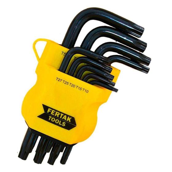 Jogo Chaves de Torque 9 Peças Fertak Tools - Jogo de Chave de Fenda e ...