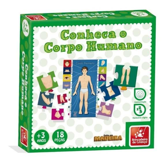 Jogo Conheça o Corpo Humano - Brincadeira de Criança - Outros Jogos ...
