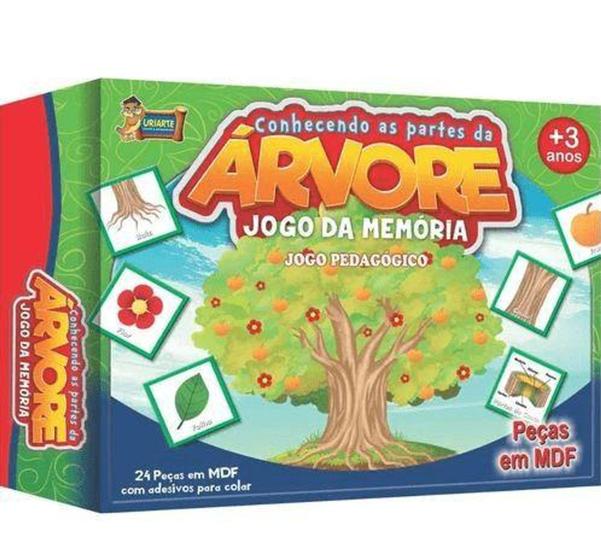 Jogo da memória Conhecendo as partes da Árvore 4142 - Uriarte - Jogos ...