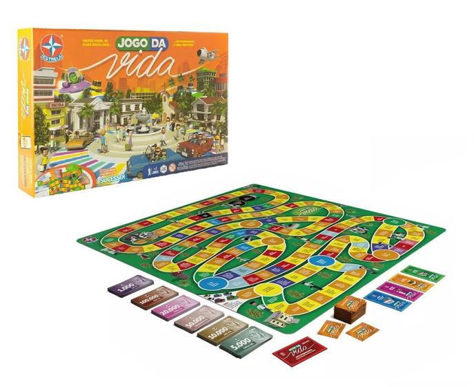 Jogo Da Vida Com Aplicativo Original Estrela - Outros Jogos - Magazine ...