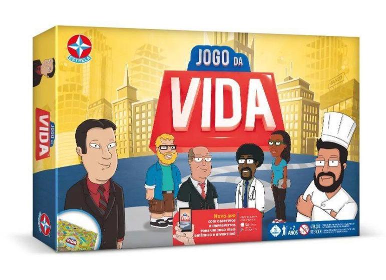 Jogo Da Vida Original Estrela - Com Aplicativo - Simulação Vida Real ...