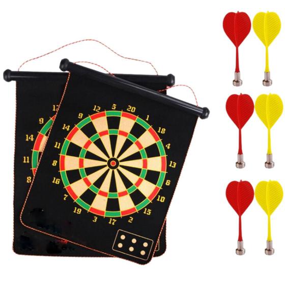 Jogo Dardos Dupla Face Magnético Imã Tiro Diversão p família - PDIMPORT ...