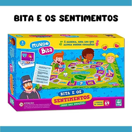 Jogo Das Emoções Do Mundo Bita Descubra Os Sentimentos Nig Brinquedos