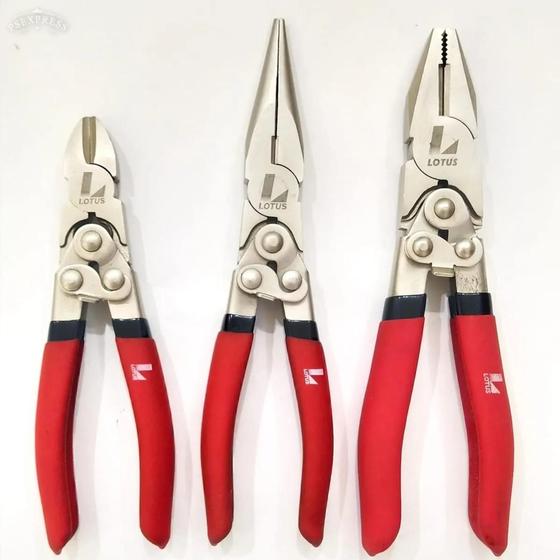 Jogo De Alicate Universal, Bico Longo E Corte Junta Dupla - LTS ...