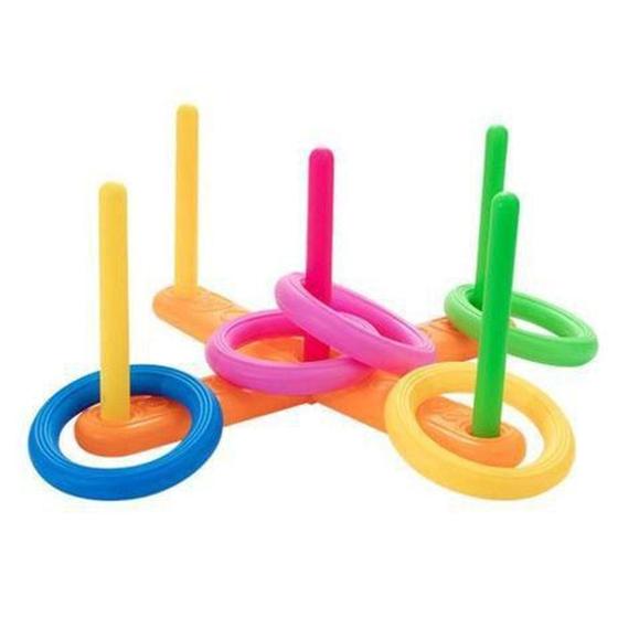 JOGO DE ARGOLAS 12 PEÇAS DIDATICO PARA BEBÊS APRENDA BRINCANDO ...