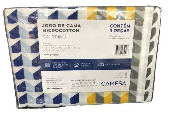 Jogo de Cama Micro Cotton Duplo Queen Camesa 3 Pçs - Jogo de Cama ...