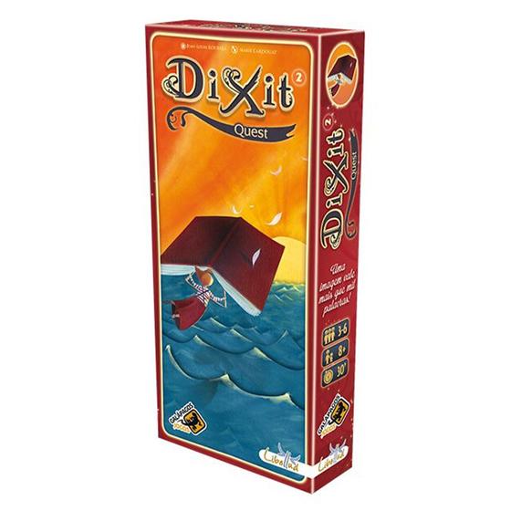 Jogo de cartas dixit: quest expansão galápagos original board game ...