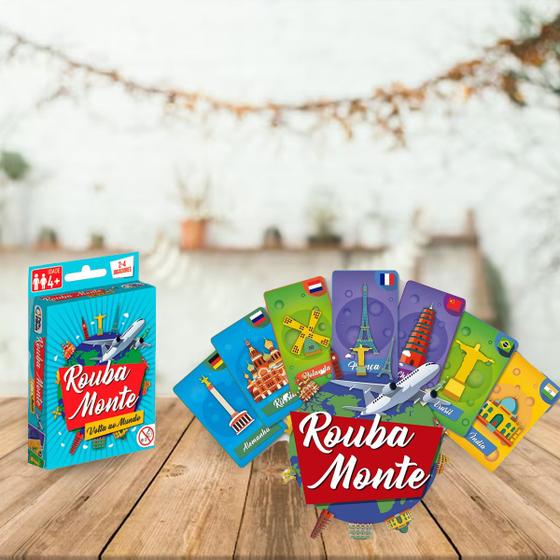 Jogo de cartas Rouba monte - Pais & Filhos - Deck de Cartas - Magazine ...