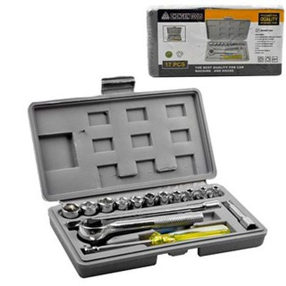 Jogo de Chave Catraca 17 Peças com Maleta - 18840 - DATERRA - Catraca ...