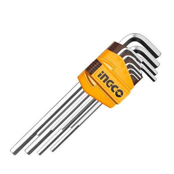 Jogo De Chaves Allen 1,5 A 10mm Com 9 Peças INGCO - Chave Allen ...