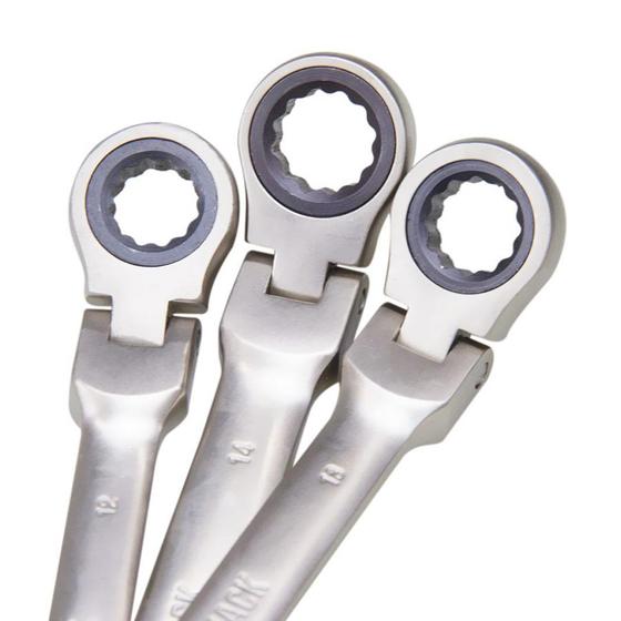 Jogo de Chaves Combinadas com Catraca Flexível com 5 Peças - Black Jack ...