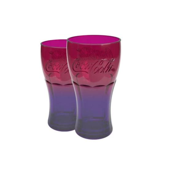 Jogo de Copos Contour Coca-Cola Degradê 300ml 2 Peças - Nadir ...