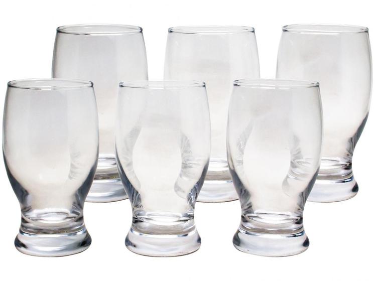 Jogo de Copos de Vidro 240ml 6 Unidades Haus - Basic Dia a Dia - Copos - Magazine Luiza