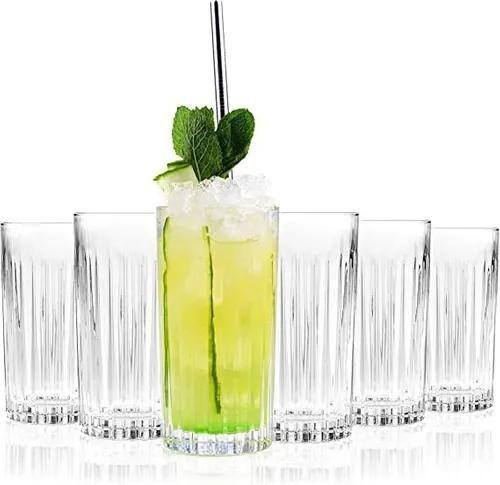 Jogo de Copos Gamma Alto Strauss 380ml com 6 peças transparente ...