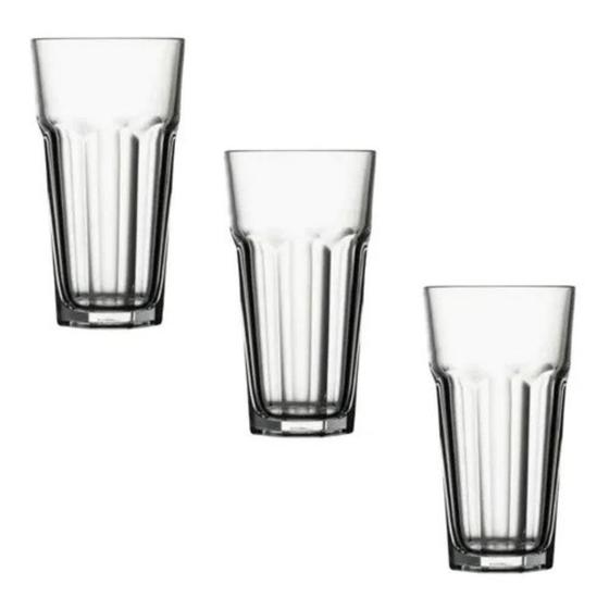 Jogo De Copos Vidro Suco Água Refri Milkshake 325ml Kit 9pç - EM CASA ...