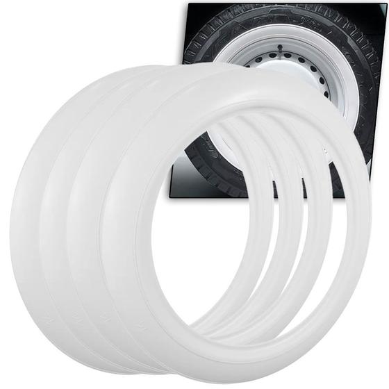 Jogo De Faixa Branca Para Pneu Aro 15 Larga Jahu Tl sp2 karmann Ghia ...