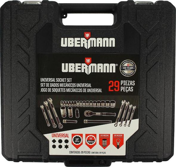 Jogo de Ferramentas Manuais 29 Peças Ubermann - Kit Ferramentas Manuais ...
