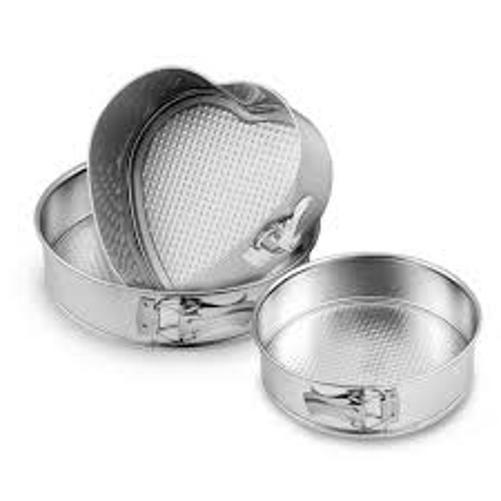 Jogo De Forma Inox Fundo Removível 03 Peças - Ke Home - Conjunto de ...