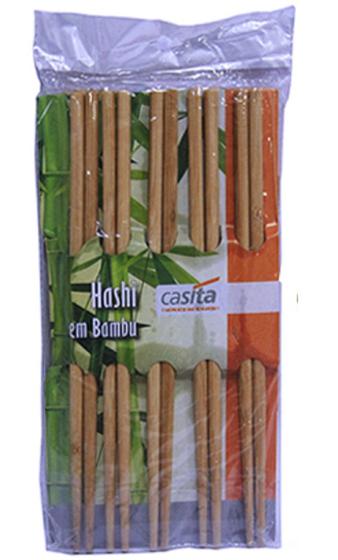Jogo De Hashi Palito De Bambu Liso Com 10 Pares De 24cm - Casita/imporiente - Hashi - Magazine Luiza