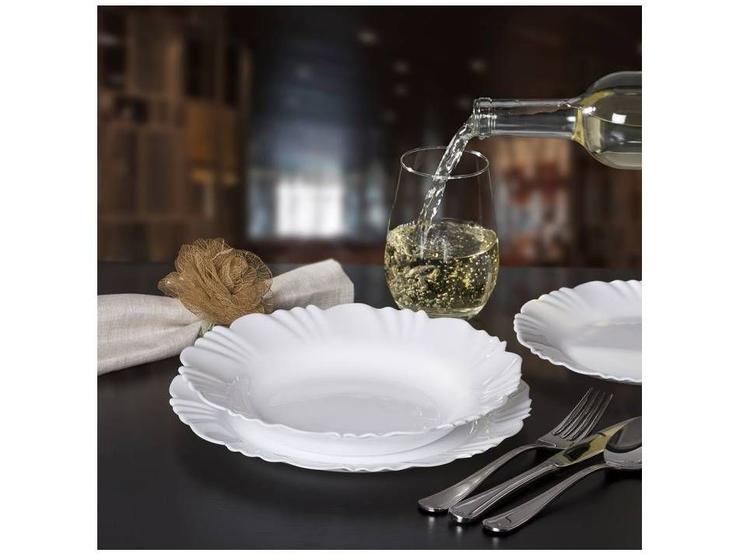 Jogo de Jantar Duralex Pétala - 24 Peças Nadir - Aparelho de Jantar ...