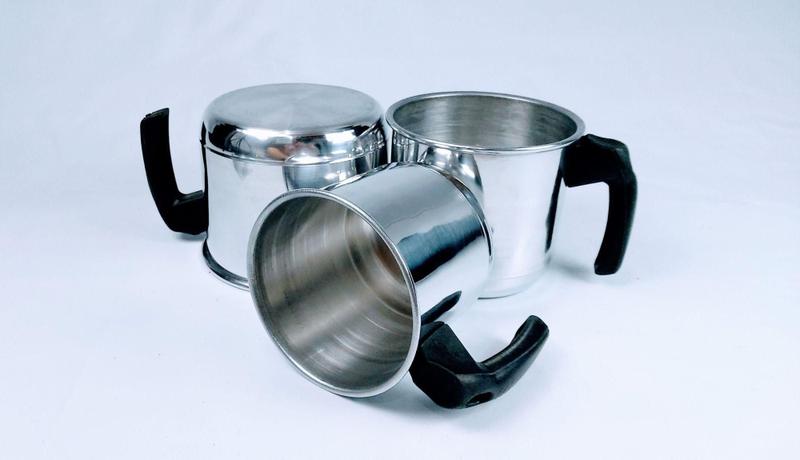 Jogo de Leiteira Sintonia 3 Peças / Alumínio Polido - Tenesin Oficial ...